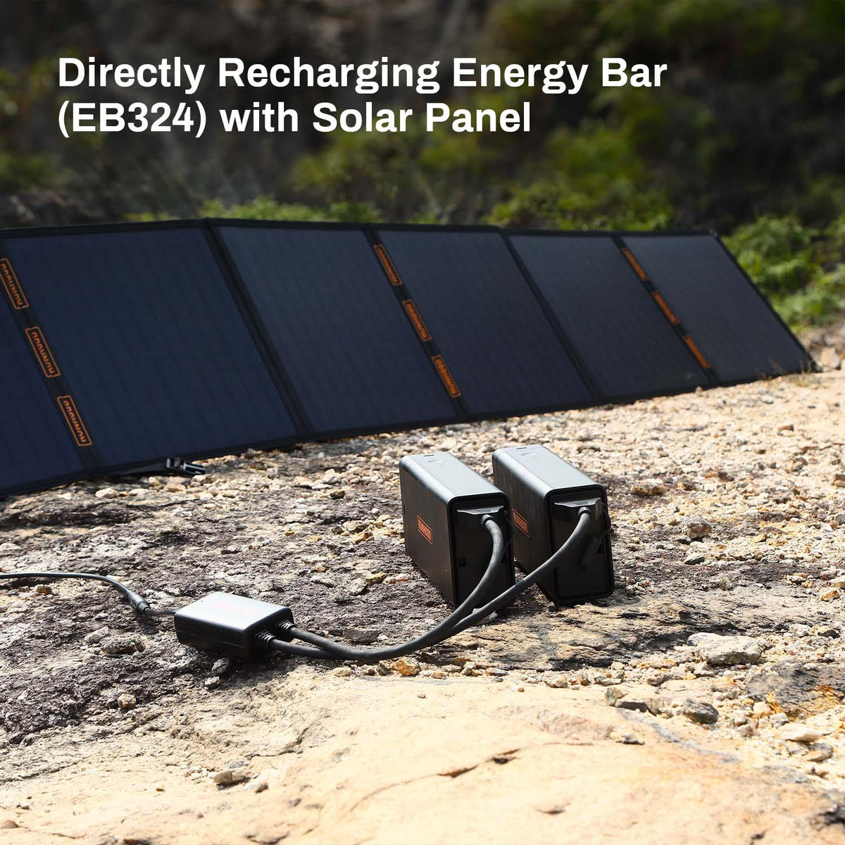 Solar Charger SC200| directly charging energy bar with solar panel